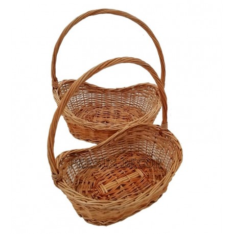 Cos din rachita tip barcuta plin - Rachita-Impletita.ro